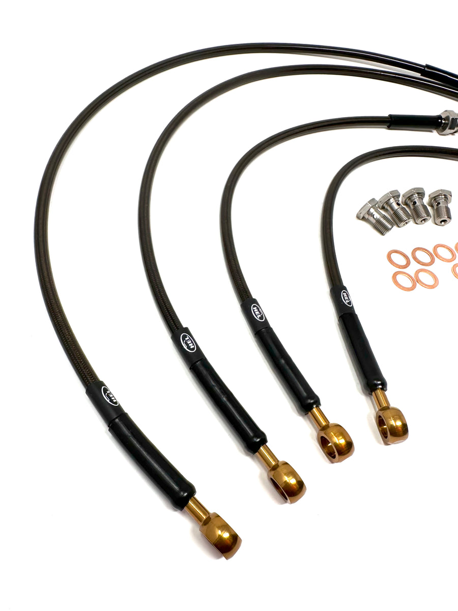 Supertec Racing Braided Steel Brake Line Kit - (R35/AP Racing Brake Co